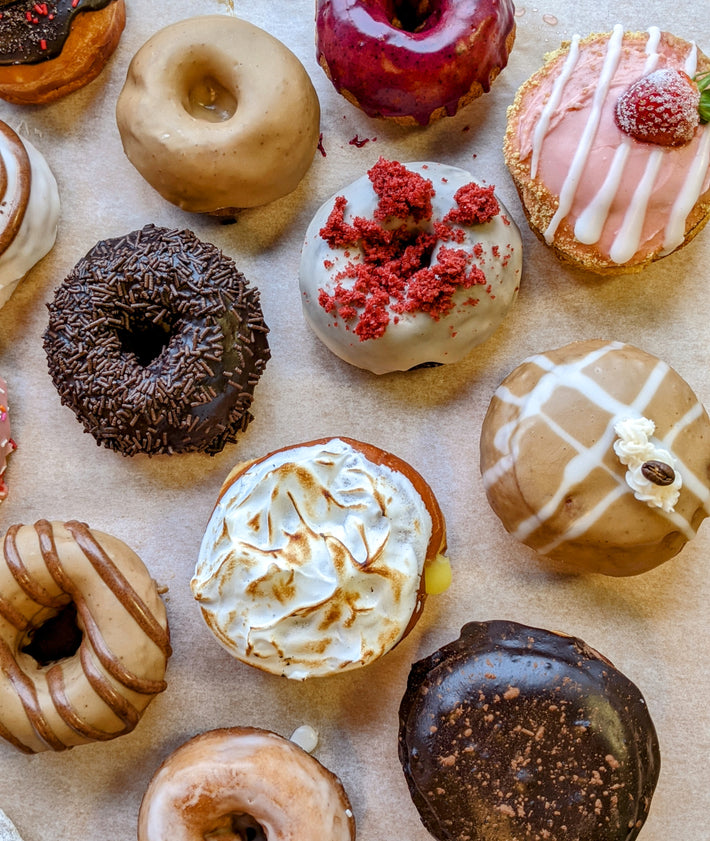 Current Donut Menu – Aroma Maya Craft Coffee & Artisan Donuts