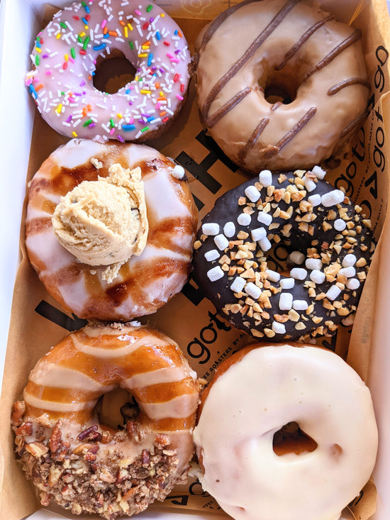 Current Donut Menu – Aroma Maya Craft Coffee & Artisan Donuts